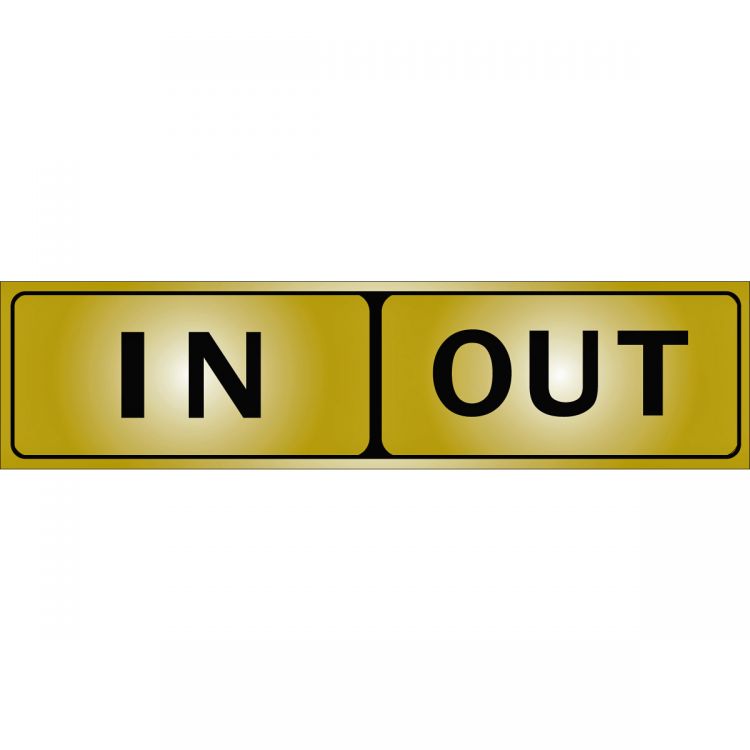 SIGNS IN-OUT 1150235